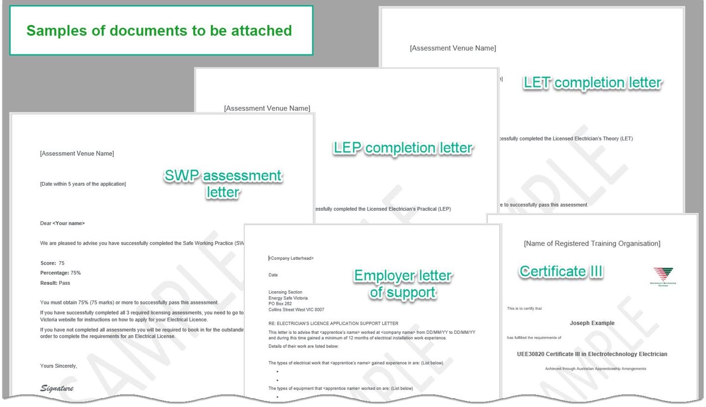 Electrical apprentices applying for a licence | Energy Safe Victoria
